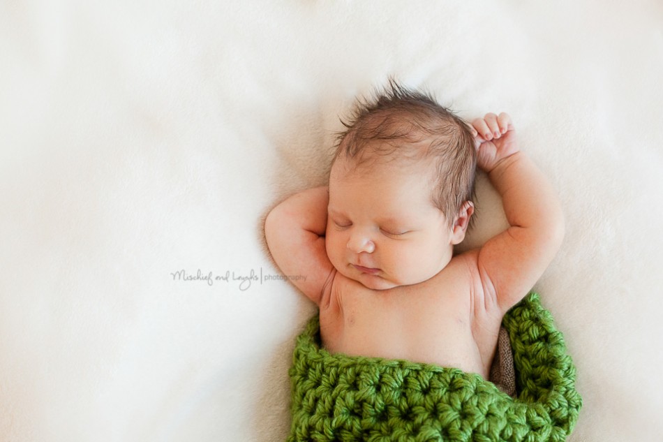 Very Hungry Caterpillar Baby, Cincinnati Newborn Photographer