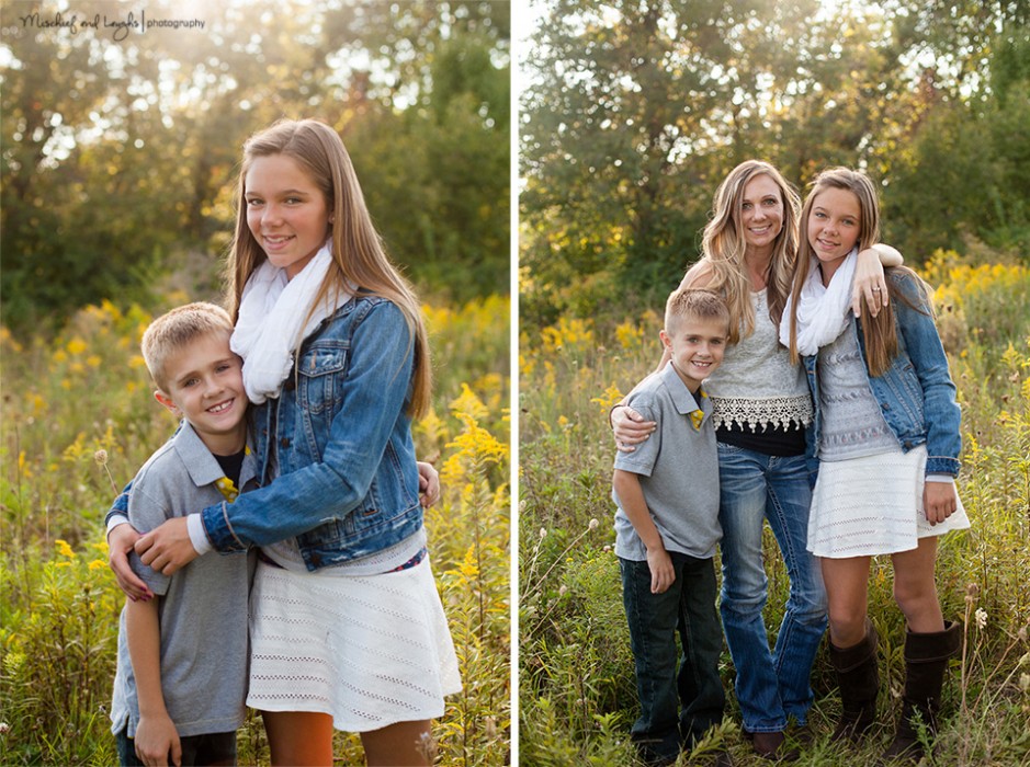Ode to Sunset, Cincinnati Family Photographer Wildflowers Session