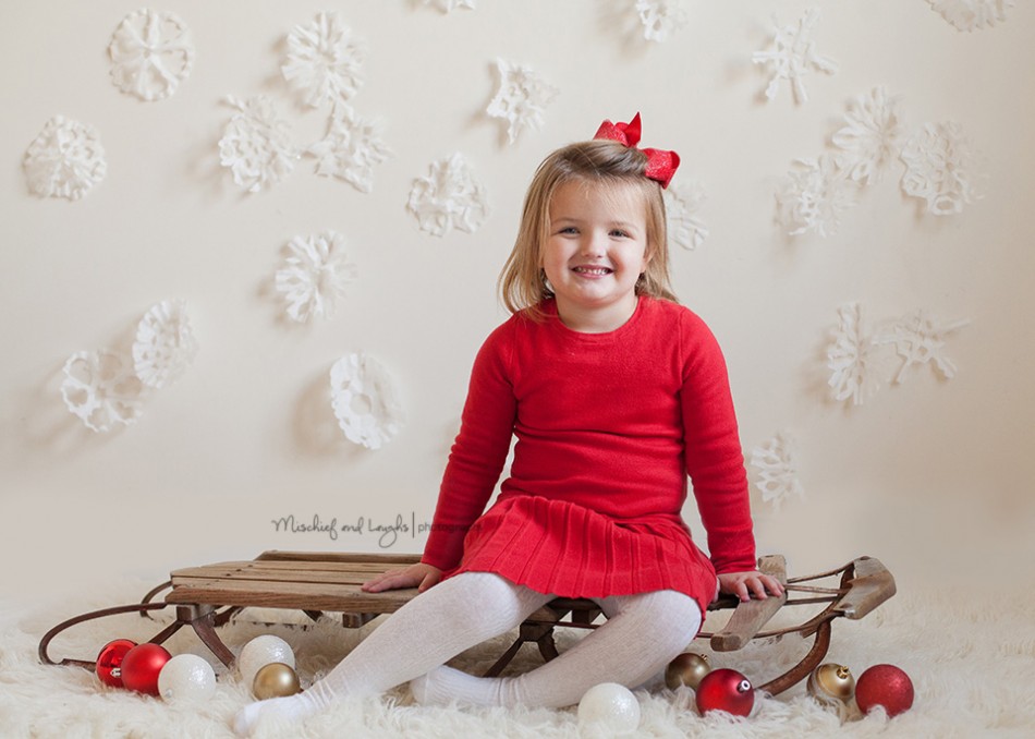 Winter Wonderland Christmas Mini Sessions - Mischief and Laughs Photography