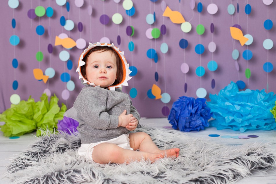 shark fin baby - Mischief and Laughs Photography